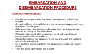 Embarkation and Disembarkation | PPT