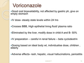 Antifungals in medicine | PPT