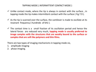 Atomic force microscope | PPTX