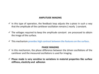 Atomic force microscope | PPTX
