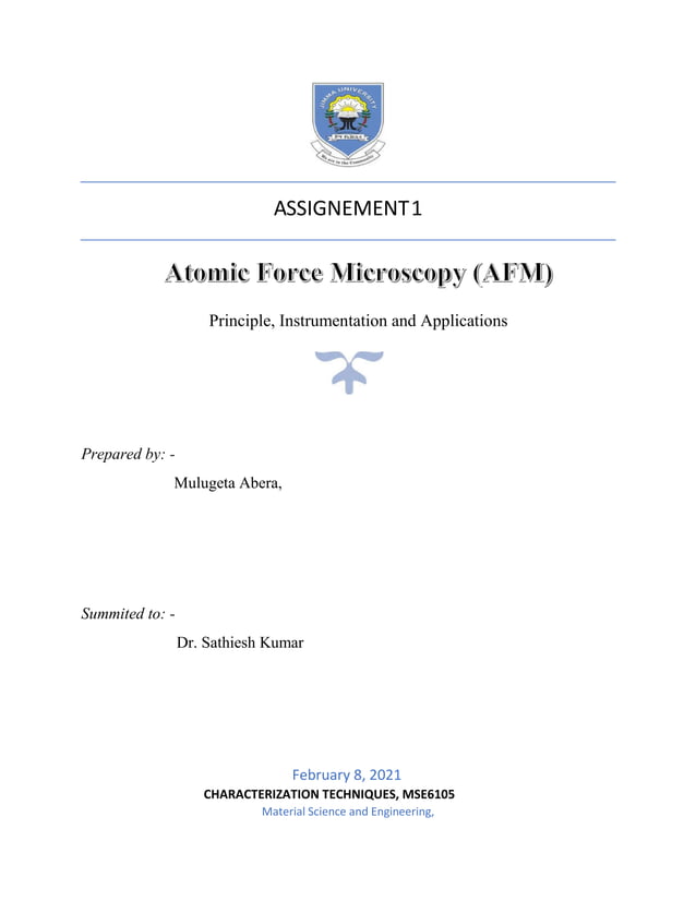Afm | PDF | Chemistry | Science