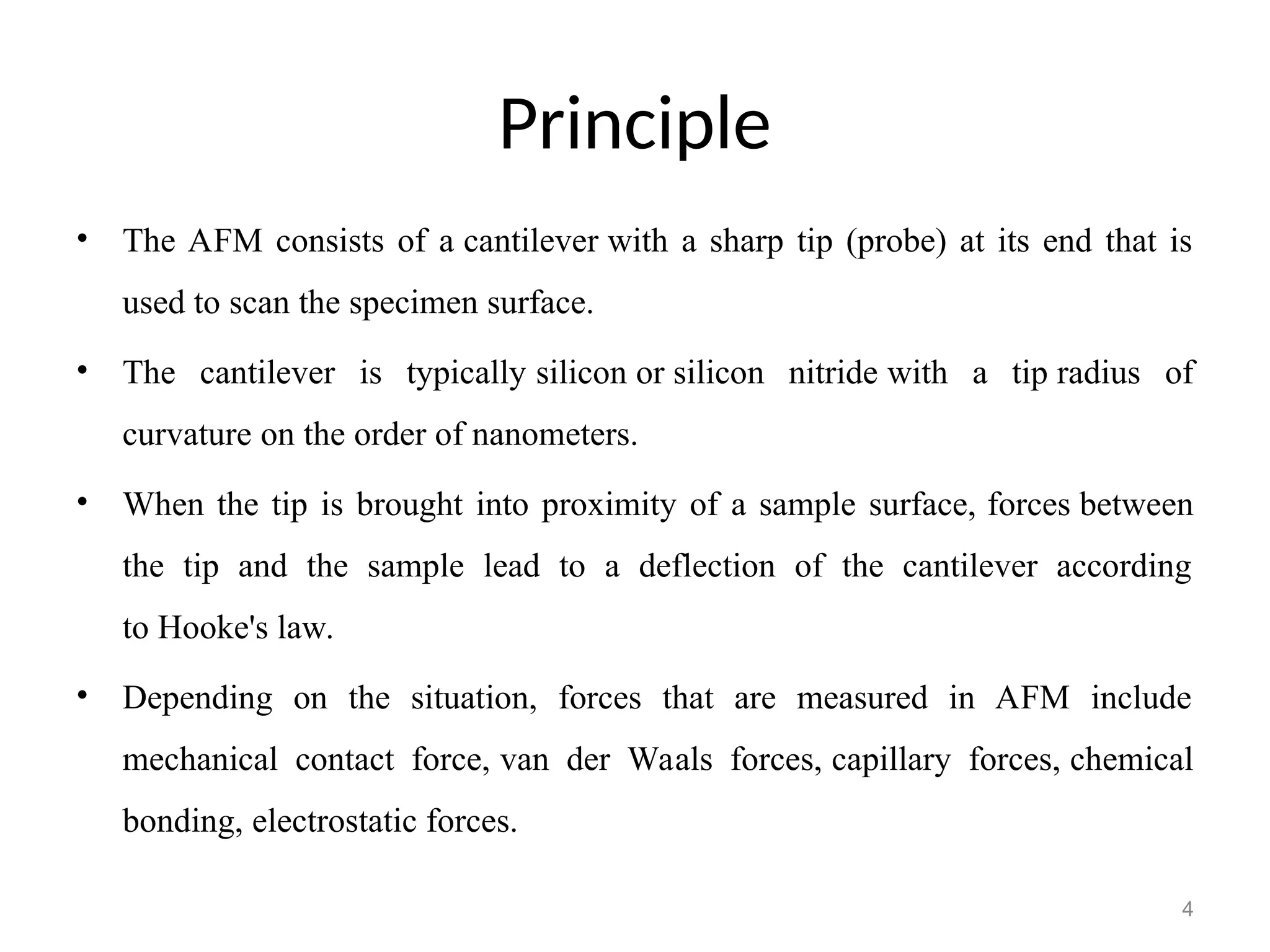 Atomic force microscopy presentation. Ppt | PPT