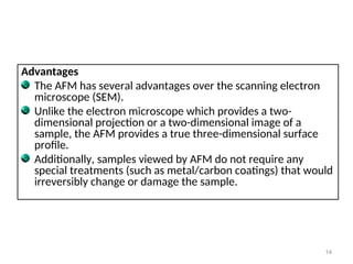 Atomic force microscopy presentation. Ppt | PPT | Chemistry | Science