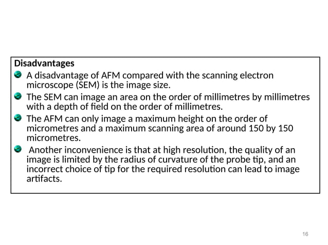 Atomic Force Microscopy Presentation Ppt Ppt Chemistry Science