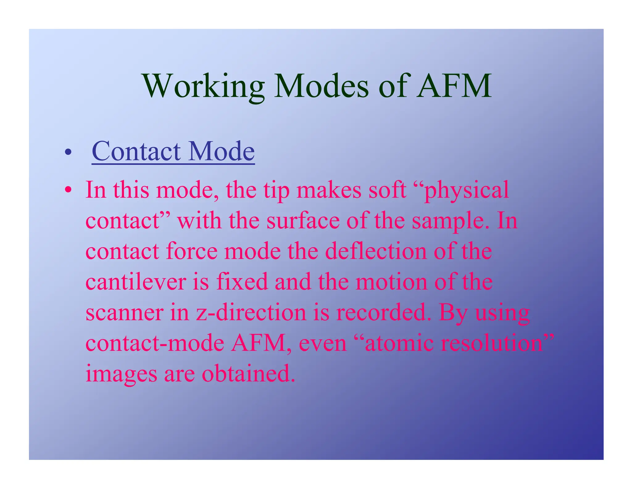 AFM technique aaaaaaaaaaaaaaaaaaaaaaaaaaaaaaa | PPT