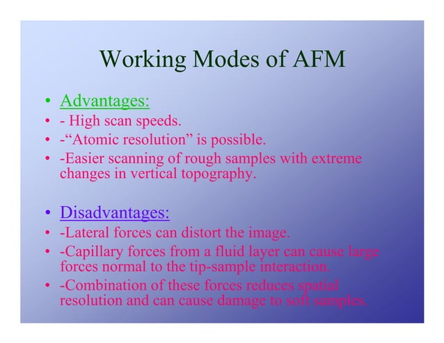 AFM technique aaaaaaaaaaaaaaaaaaaaaaaaaaaaaaa | PPT