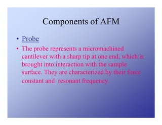 AFM technique aaaaaaaaaaaaaaaaaaaaaaaaaaaaaaa | PPT