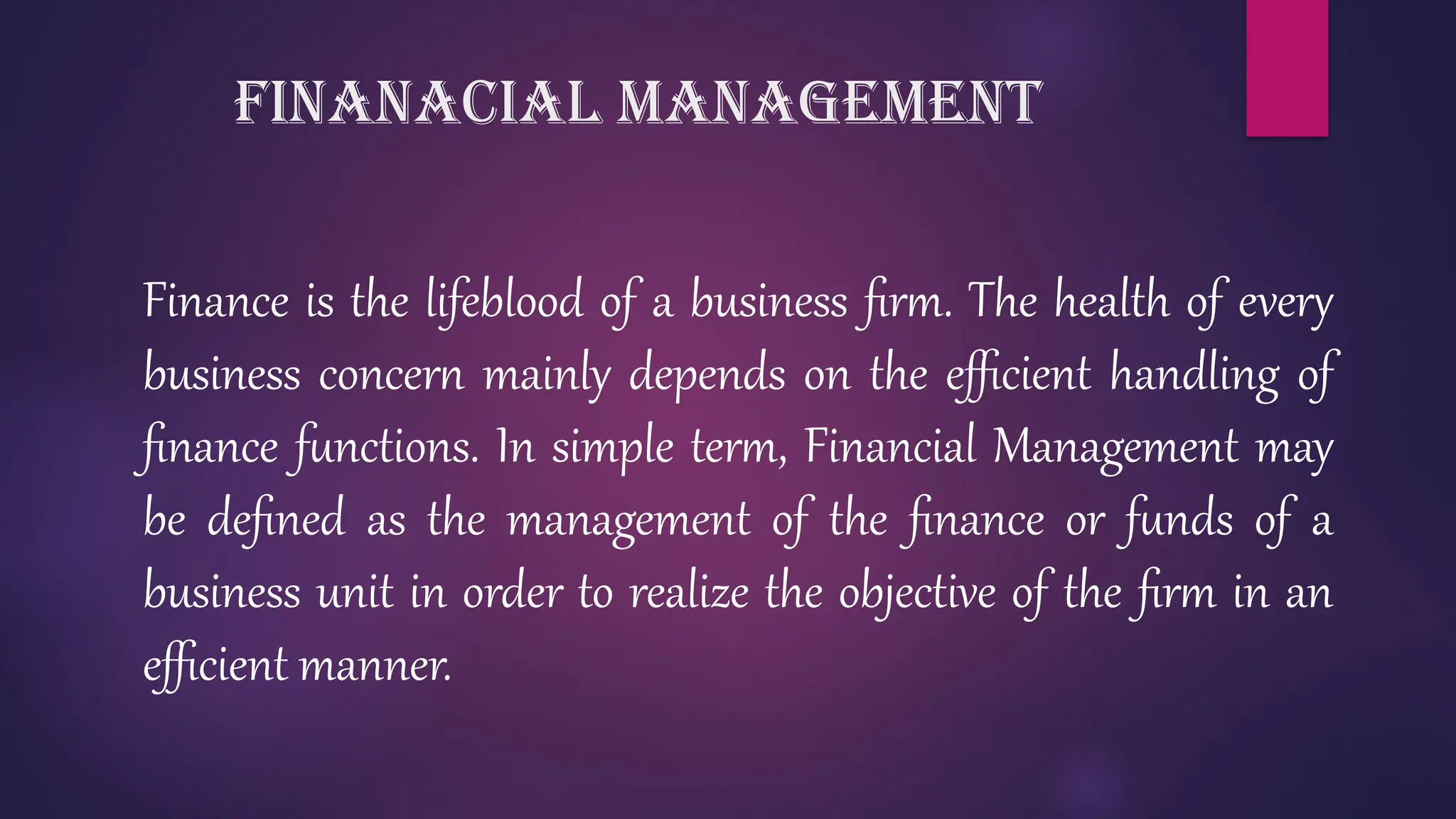 Advance Financial Management notes presentation | PPTX