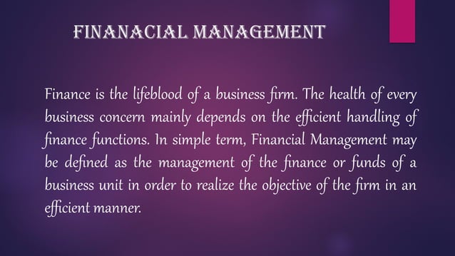 Advance Financial Management notes presentation | PPTX | Stocks and ...