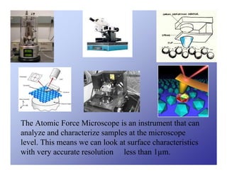 AFM(Atomic Force microscope ) Nanotechnology | PPT