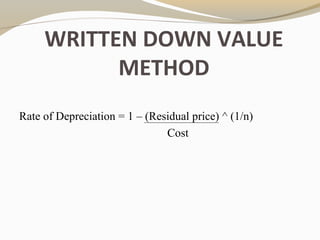 Depreciation | PPT