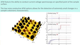 Afm electrical mode - parametric testing(i-v ,c-v) | PPTX