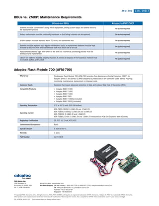 AFM-700 Datasheet | PDF