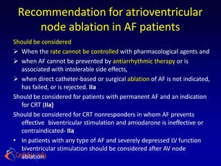atrial fibrillation management | PPTX