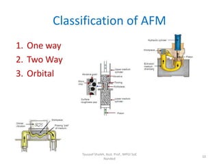 Abrasive Flow Machining by Tauseef Sir | PPTX