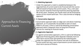 Financing of Current Asset | PPTX
