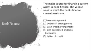 Financing of Current Asset | PPTX