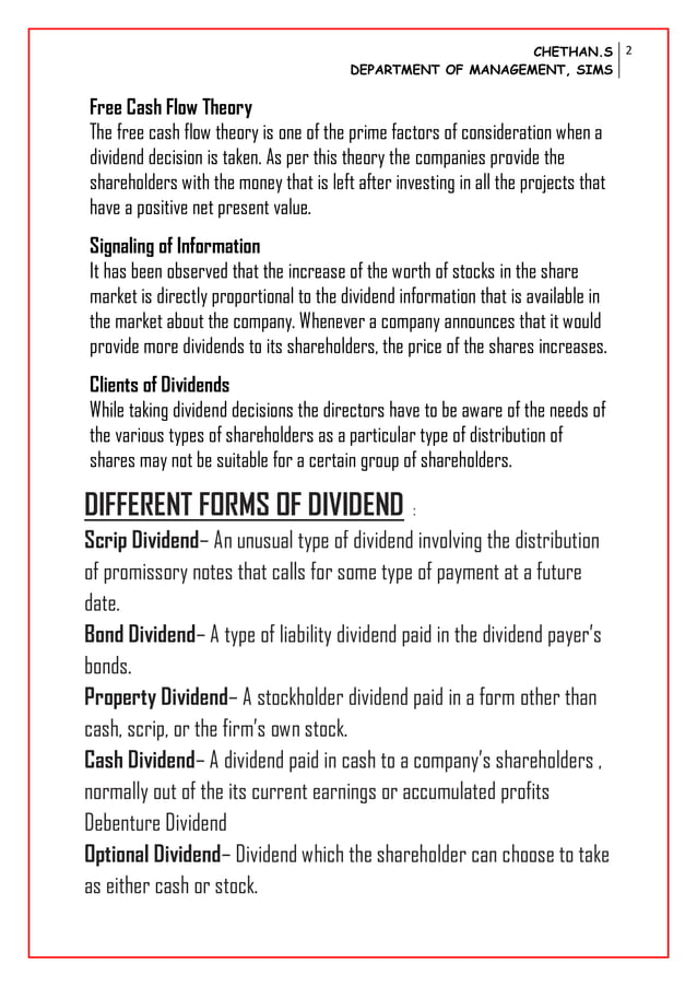Advanced financial management notes | PDF | Stocks and Bonds | Personal ...