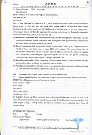 Forensic medicine AFMG Notes | PDF