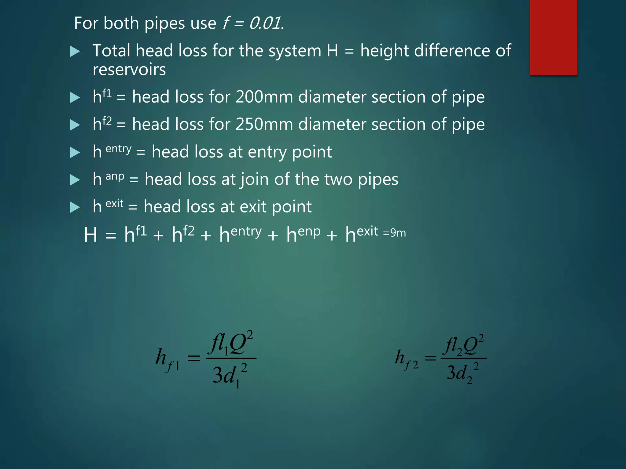 flow in pipe series and parallel | PPTX