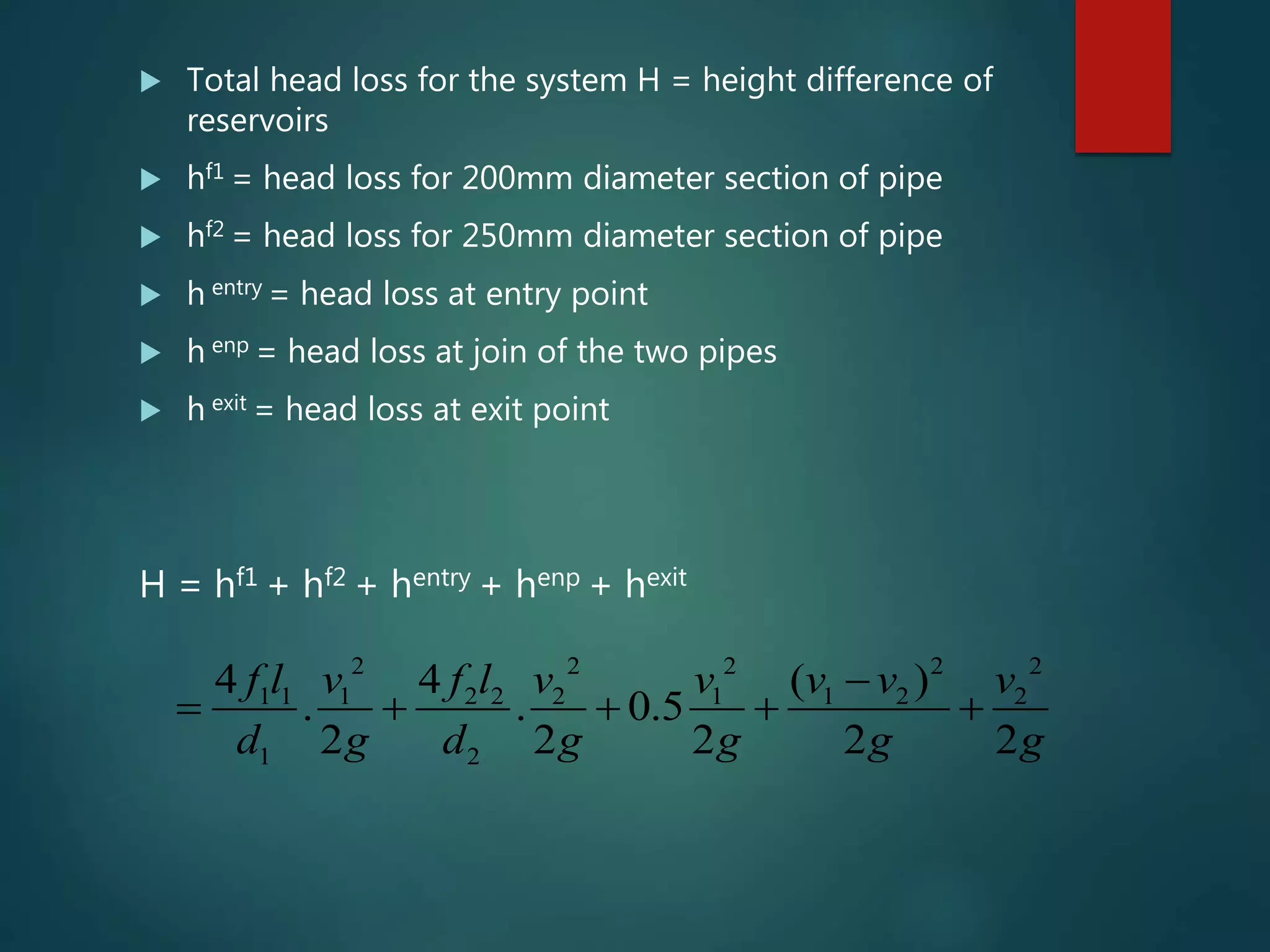 flow in pipe series and parallel | PPTX