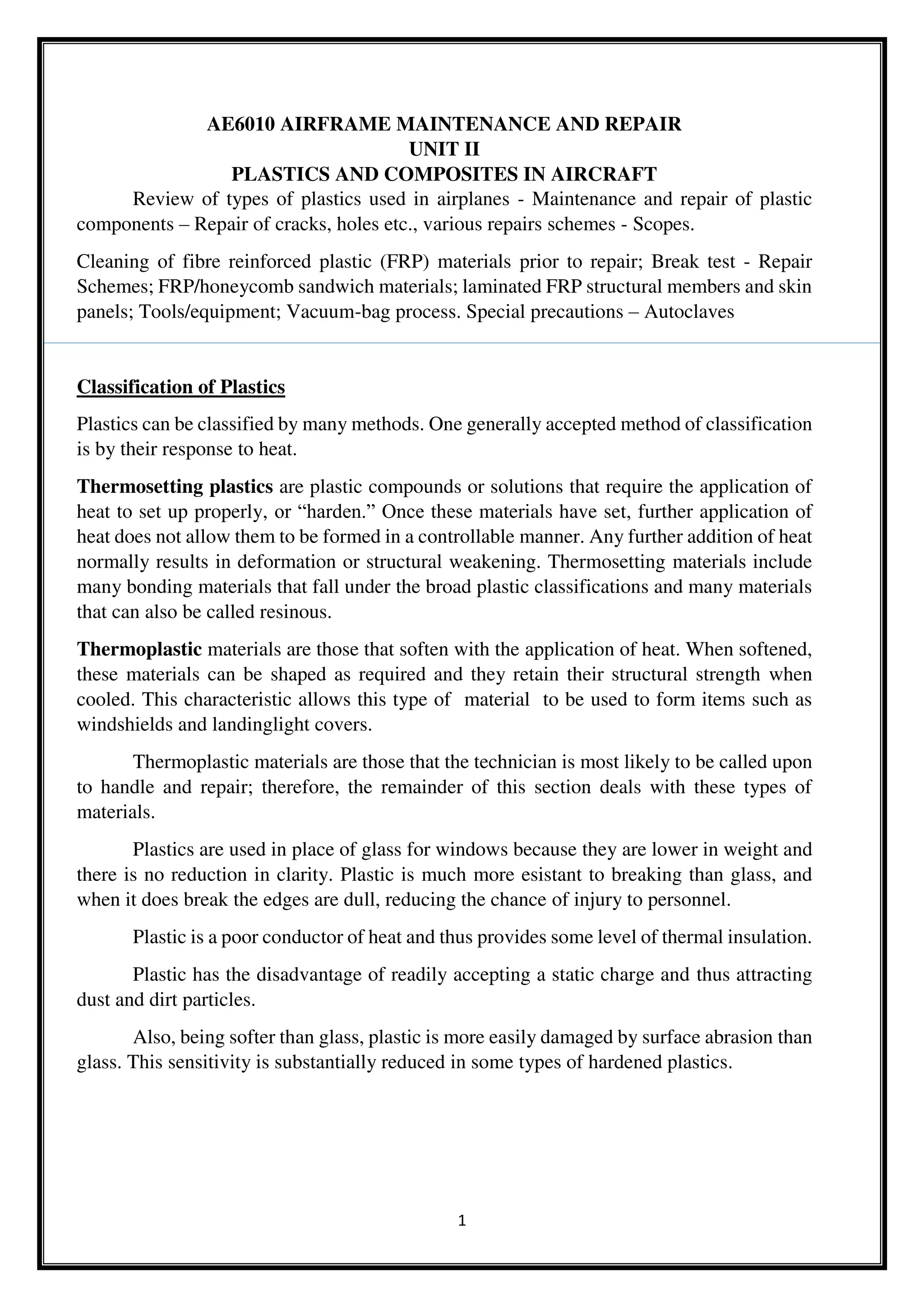 Airframe Maintenance and Repair | PDF