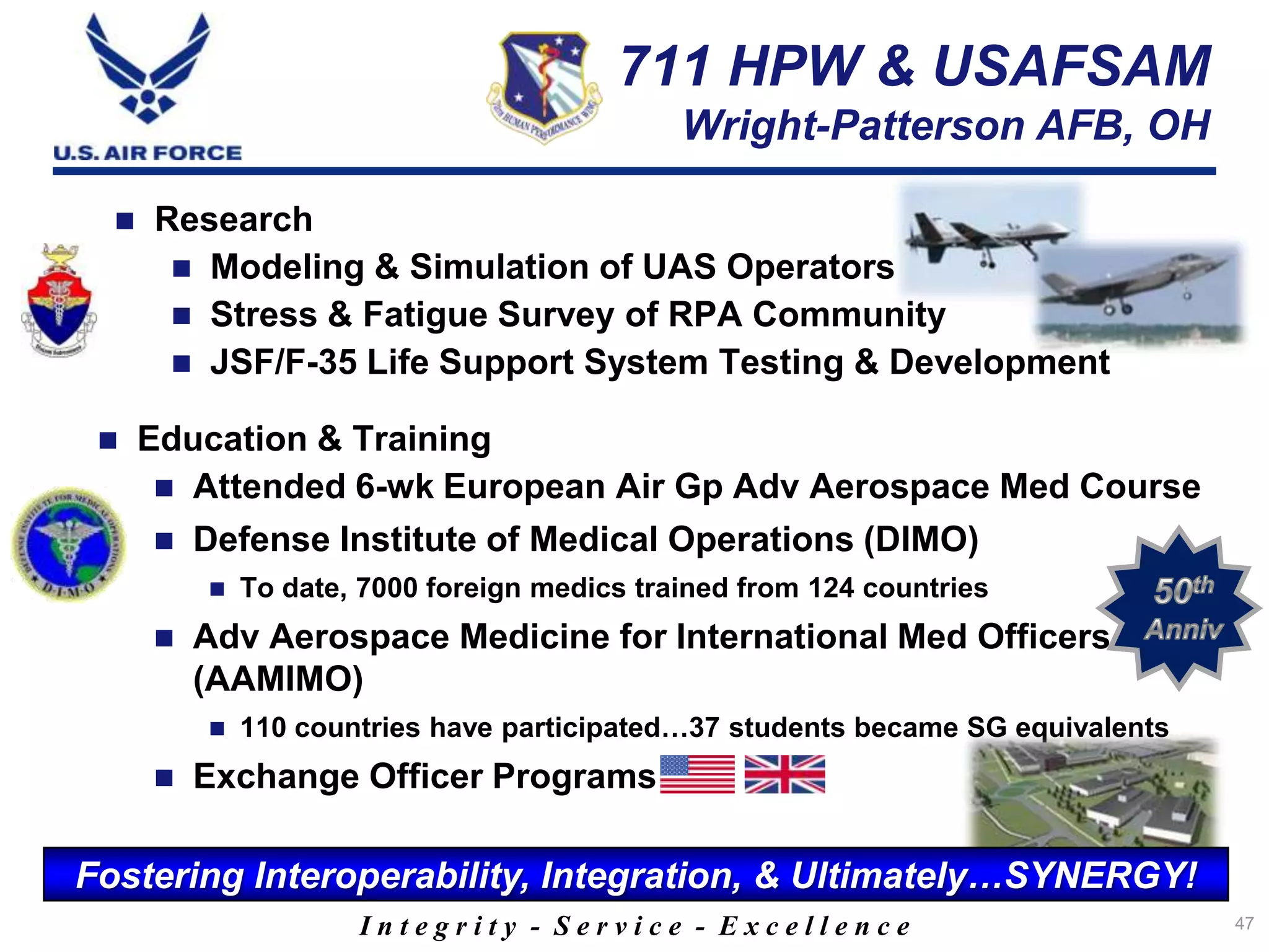 Introduction to the Air Force Medical Service (AFMS) | PPTX