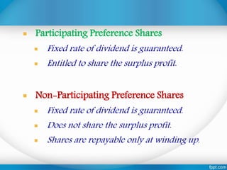 UNIT II COMPANY ACCOUNTS | PPT