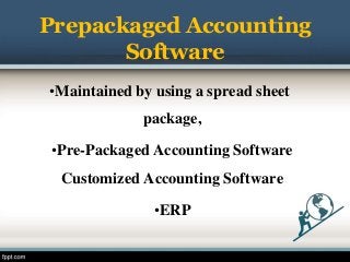 UNIT V ACCOUNTING IN COMPUTERISED ENVIRONMENT | PPT