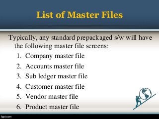 UNIT V ACCOUNTING IN COMPUTERISED ENVIRONMENT | PPT