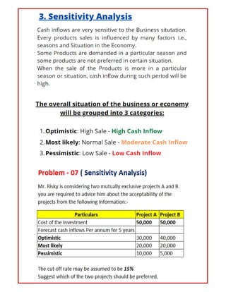 ACFM: Risk Analysis in Capital Budgeting Notes | PDF