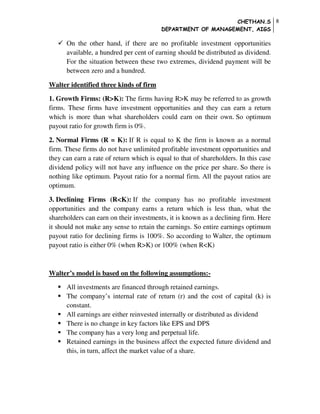 ACFM: Dividend Decision and Theories PDF Notes | PDF