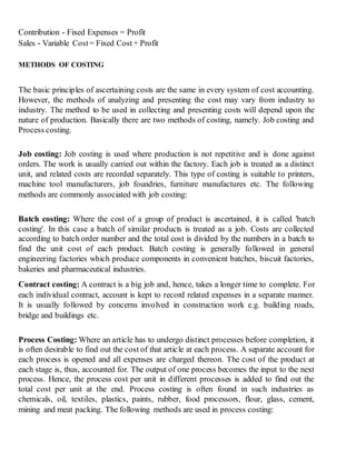 Accounting For Management Unit 4 | DOCX