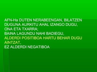 AFN-H sindromea duten ikasleekin jarduteko gida | PPT