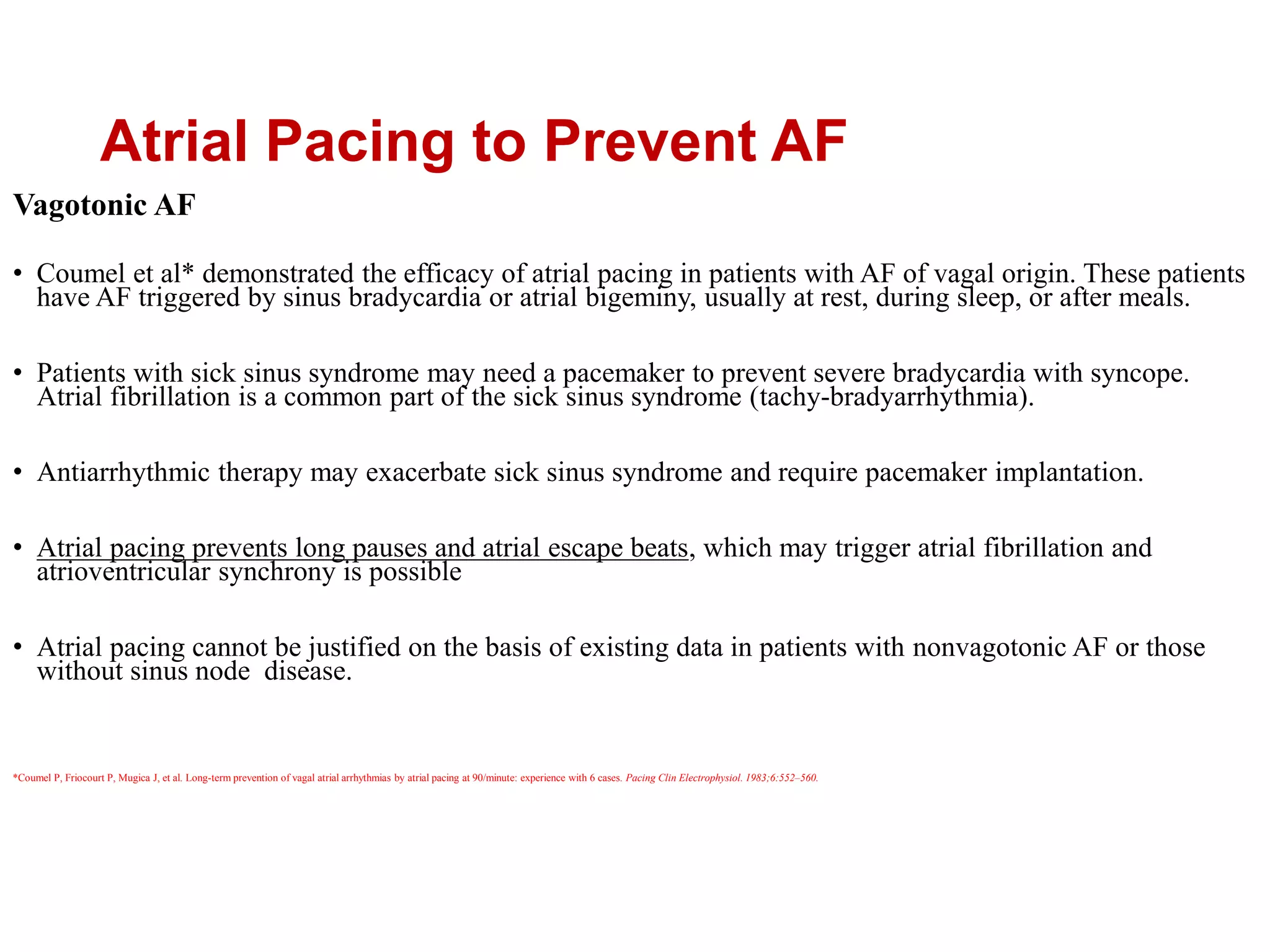 AF- non pharmacological management | PPTX
