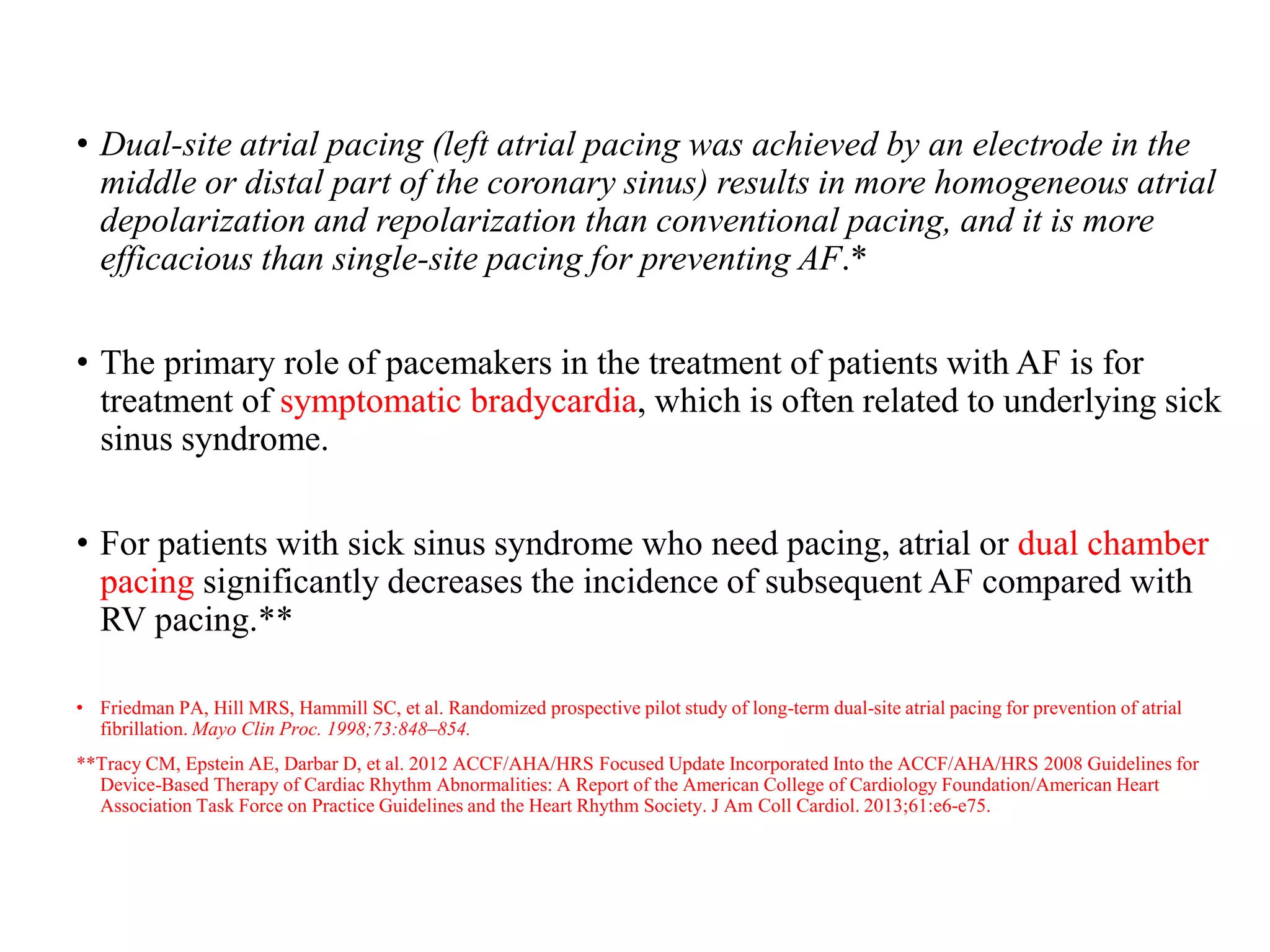 AF- non pharmacological management | PPTX