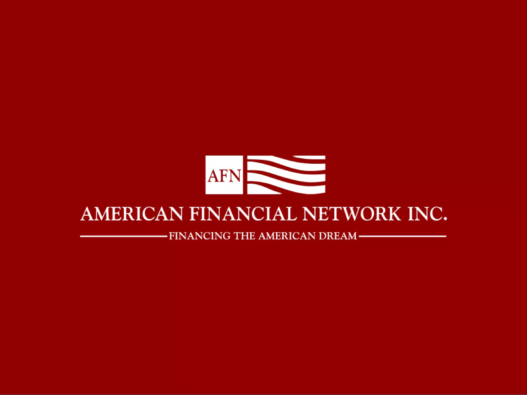 Get Started with American Financial Network | PPTX