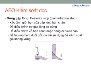 Nẹp cổ bàn chân AFO | PPTX