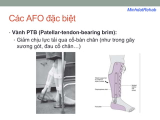 Nẹp cổ bàn chân AFO | PPTX
