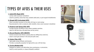 Ankle Foot orthosis for Cerebral Palsy children.pptx