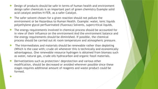 A FOCUS ON GREEN CHEMISRTY And how it.pptx
