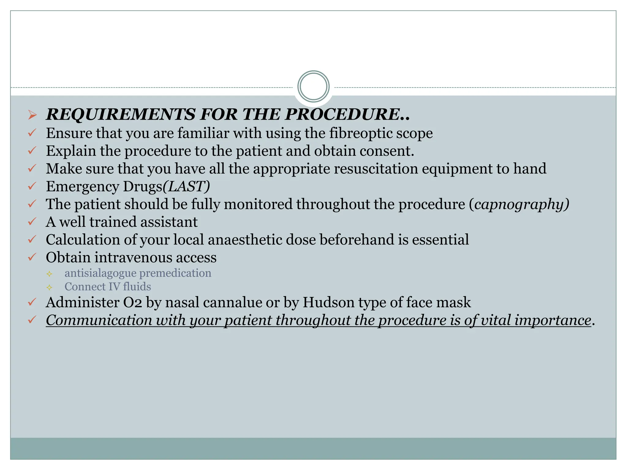 Awake fibrioptic Intubation in difficult airway | PPTX