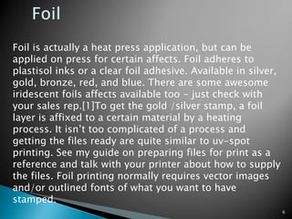 Foil printing | PDF