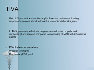 AWAKE FIBEROPTIC INTUBATION & TIVA- simplified | PPT