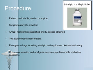 AWAKE FIBEROPTIC INTUBATION & TIVA- simplified | PPT