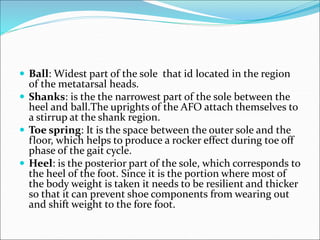 AFO PPT(Ankle foot orthosis, physiotherapy.ppt