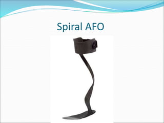 AFO PPT(Ankle foot orthosis, physiotherapy.ppt
