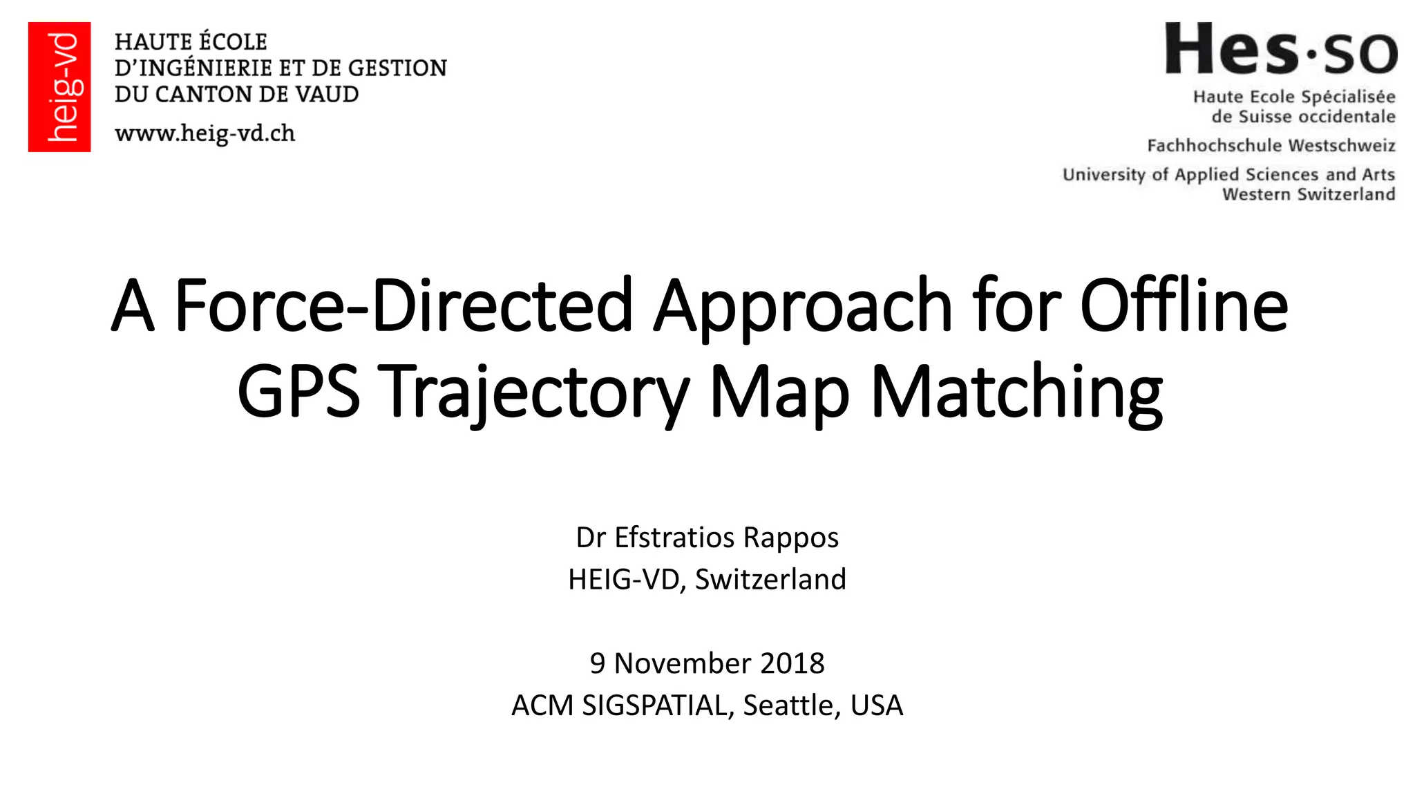 A force directed approach for offline gps trajectory map | PPTX | Auto ...