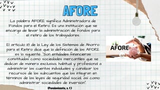 AFORE Y SIFORES, ADMINISTRACIÓN DE RIESGOS (1) | PDF