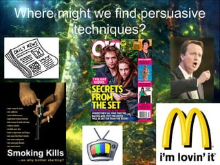 Aforest persuasive techniques 1 | PPT
